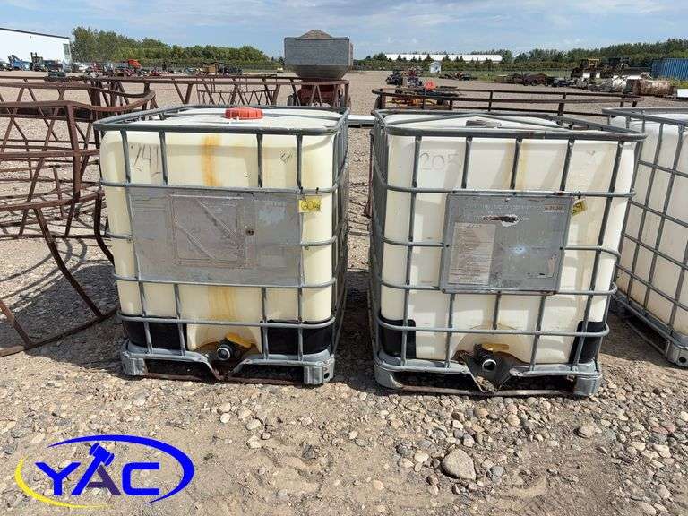 2- 1000L Totes - YAC Auctions