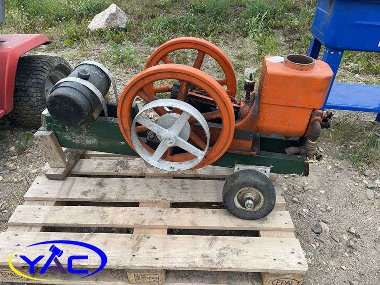 1918 T Eaton 1 1/2HP Stationary Engine - YAC Auctions