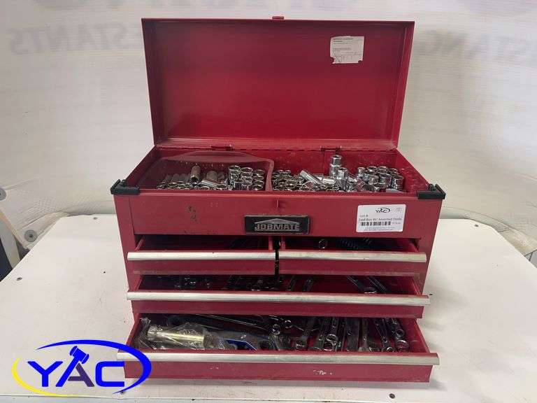 Tool Box W/ Assorted Tools - YAC Auctions
