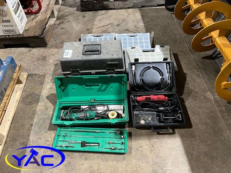 Sears/ Craftsman Laserie 90 Series Dremel W/ Attachments & Empty Tool ...