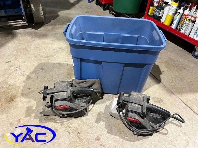 2- Sears/ Craftsman Belt Sanders & Belts - YAC Auctions