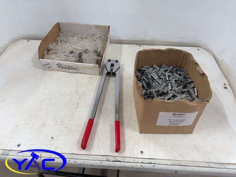 Crimper W/ Box Of Plastic & Metal Crimps - YAC Auctions