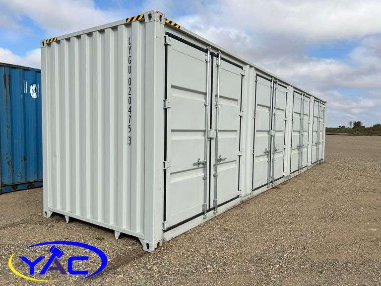 40' High Cube Container W/ 4 Slide Doors - YAC Auctions