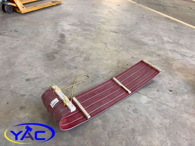 Metal Red Toboggan - YAC Auctions