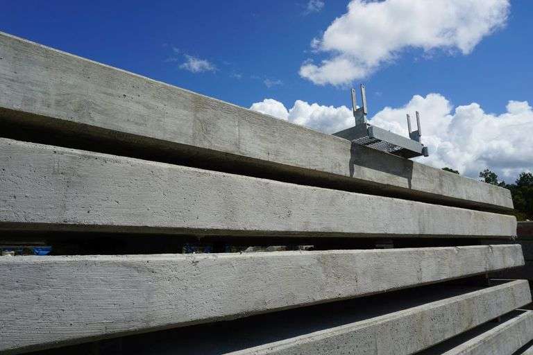 Lot of (3) 15,000 lb Concrete Counterweights - Yellow Tag Auctions