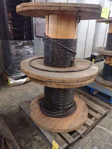 Lot of (2) Different Sizes Rolls of Control Cables - Yellow Tag Auctions