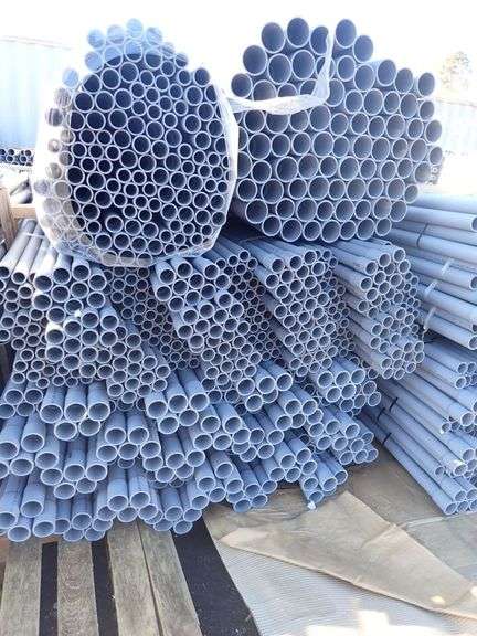 Lot of Assorted PVC Conduit - Yellow Tag Auctions