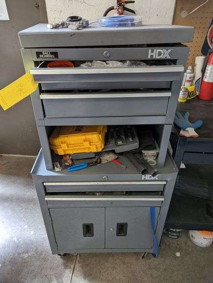 HDX Tool Box with Contents - Yellow Tag Auctions