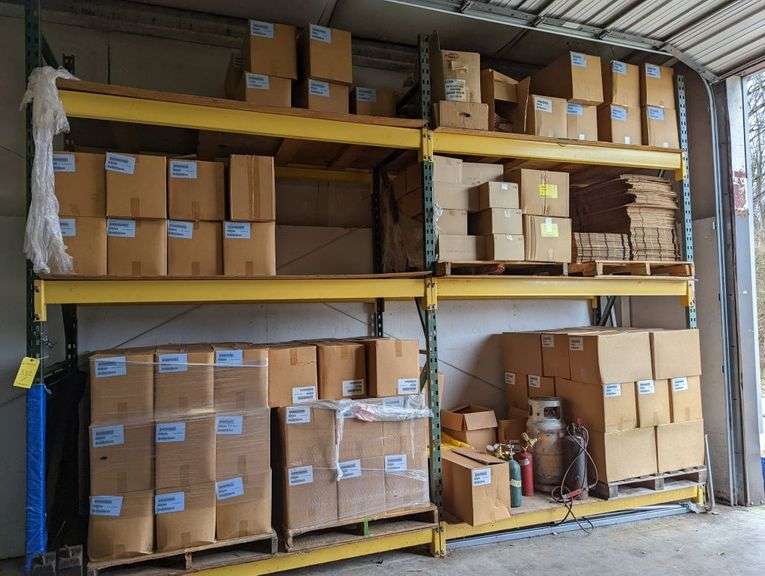 Lot of (2) Sections of Unarco Pallet Racking - Yellow Tag Auctions