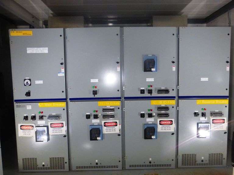 Eaton Cutler Hammer Vacclad Metal-Clad Switchgear | Rigging Fee: $350 ...