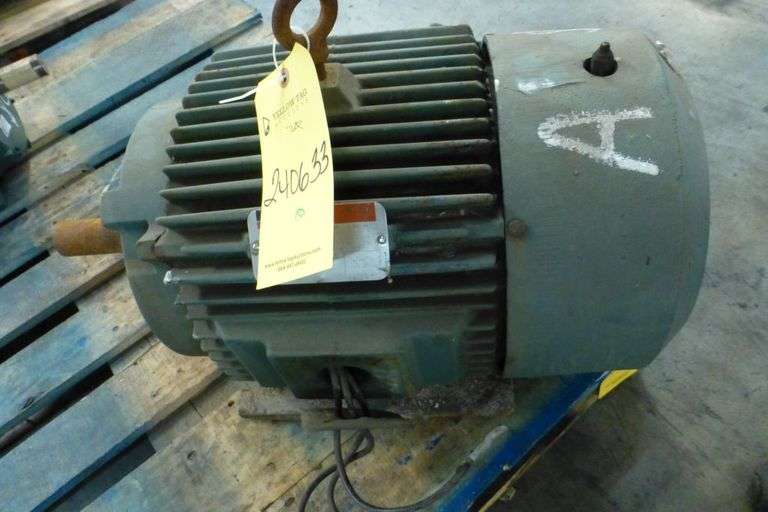 Reliance Electric 20 HP Motor - Yellow Tag Auctions