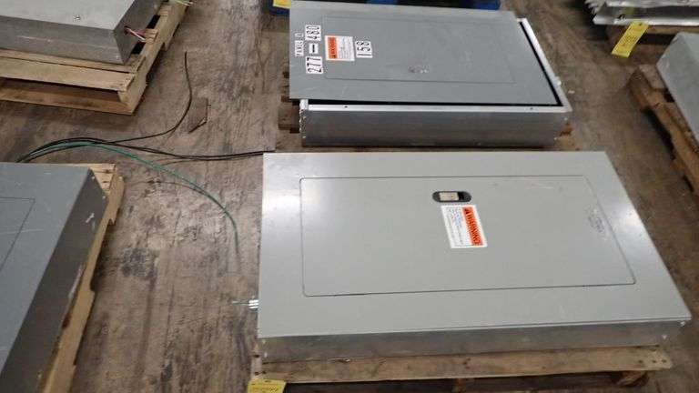 Lot of (2) Assorted Panelboards - Yellow Tag Auctions