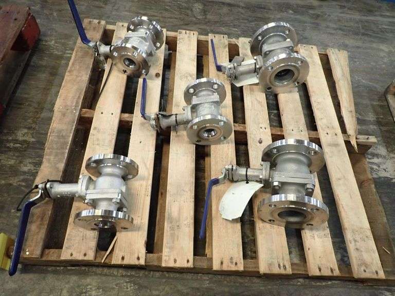 Lot of (5) Kinka Hastelloy Valves - Yellow Tag Auctions