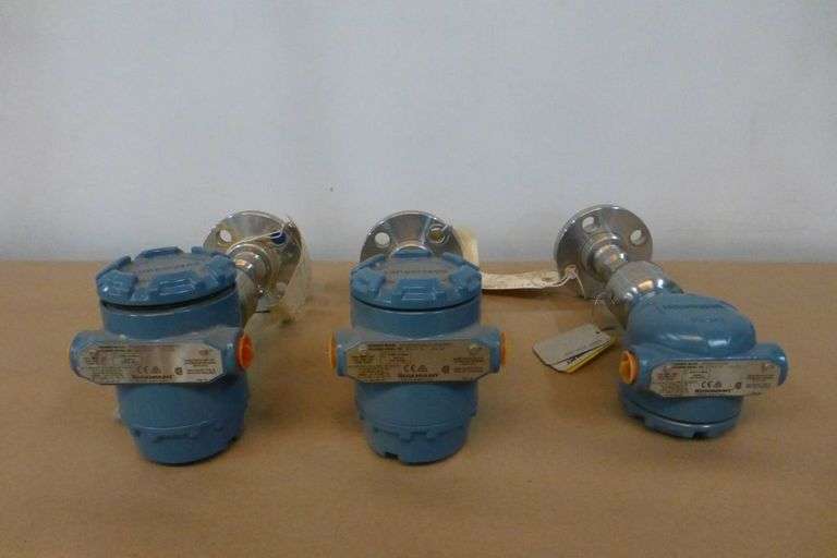 Lot of (3) Rosemount Electronic Remote Sensors - Yellow Tag Auctions