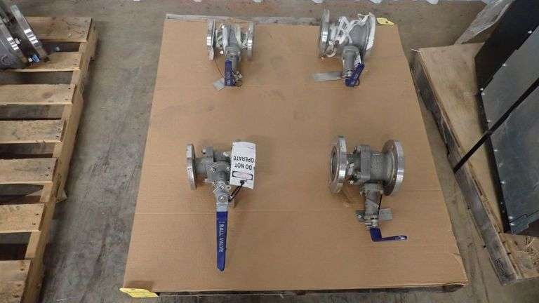 Lot of (4) Kinka Valves - Yellow Tag Auctions