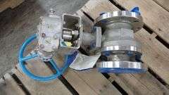 Lot of (2) Kinka 4" Hastelloy Valves - Yellow Tag Auctions