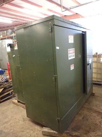 Square D 1000 KVA Padmount Transformer - Yellow Tag Auctions