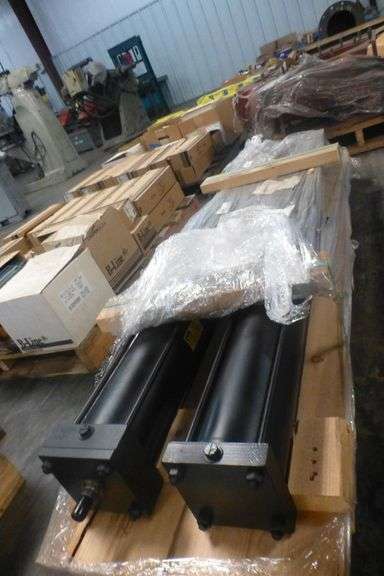 Lot of (2) Actuating Linear Cylinders - Yellow Tag Auctions