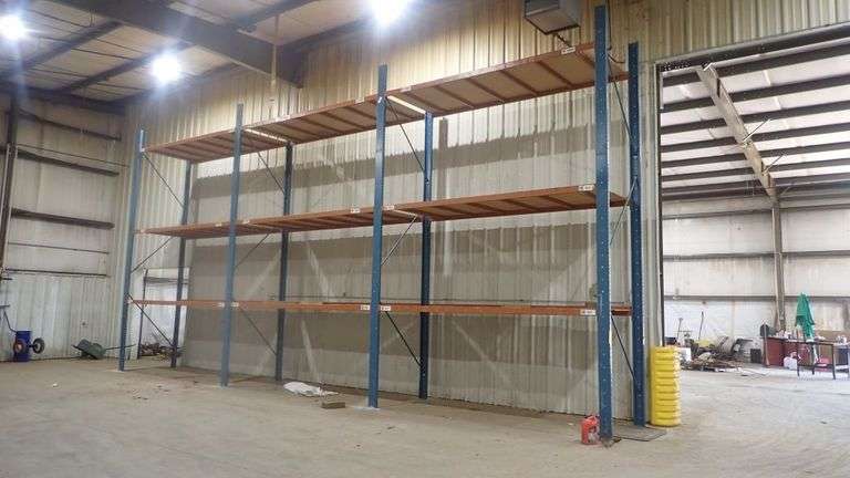 3-Shelf Pallet Racking - Yellow Tag Auctions