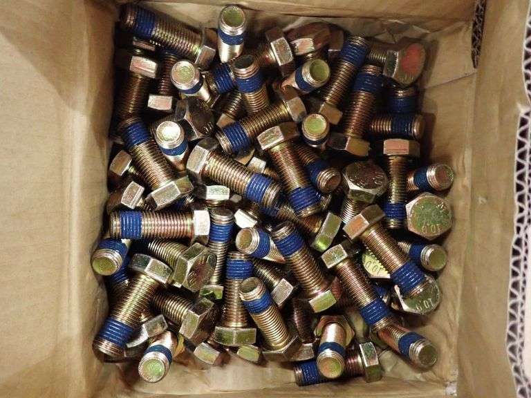 Lot of (8) Boxes of Hex Head Bolts - Yellow Tag Auctions