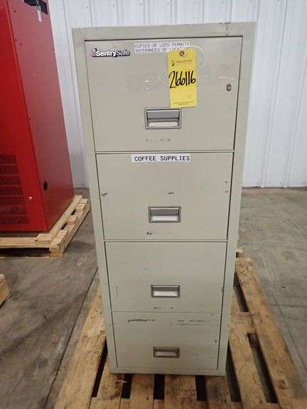 Sentry Safe Filing Cabinet - Yellow Tag Auctions