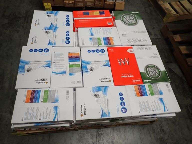 Lot of Assorted Copy Paper - Yellow Tag Auctions