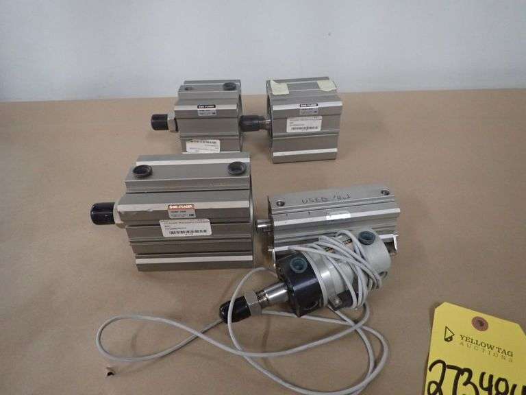 Lot of (5) SMC Cylinders - Yellow Tag Auctions