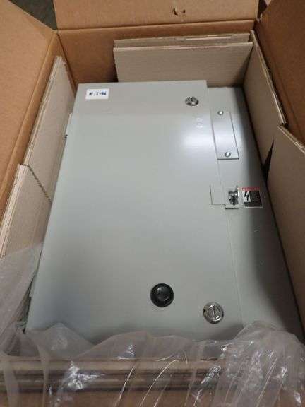 Lot of (2) Eaton Control Panel Enclosures - Yellow Tag Auctions