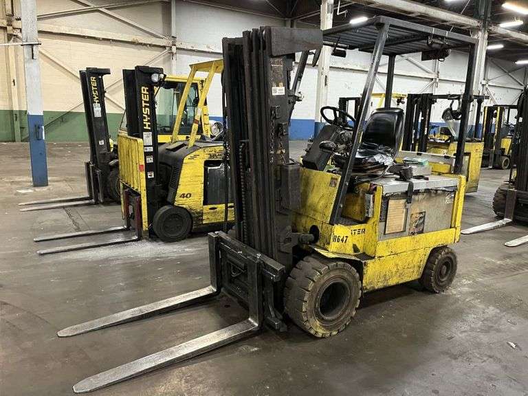 Hyster Electric Forklift - Yellow Tag Auctions