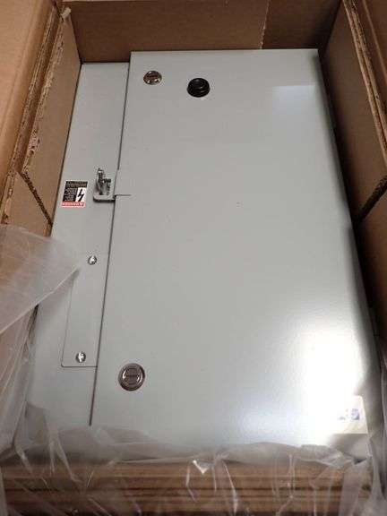 Lot of (2) Eaton Control Panel Enclosures - Yellow Tag Auctions