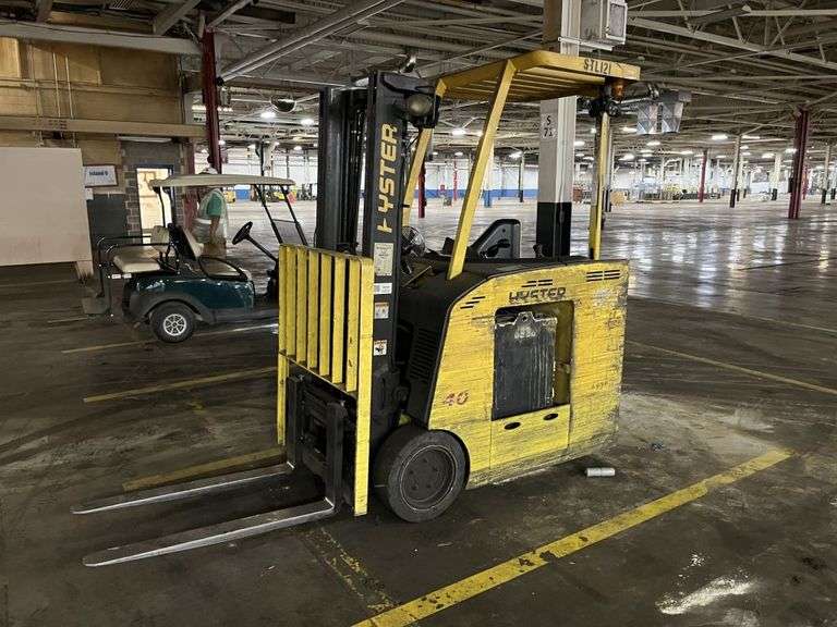 Hyster Electric Forklift - Yellow Tag Auctions