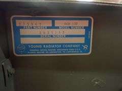 Young Radiator with Super E Motor - Yellow Tag Auctions
