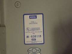 ASCO Control Panel Enclosure with Automatic Transfer Switch - Yellow ...