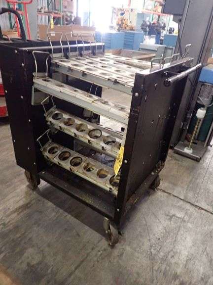 Kennametal Erickson Tool Trolley with Holders - Yellow Tag Auctions