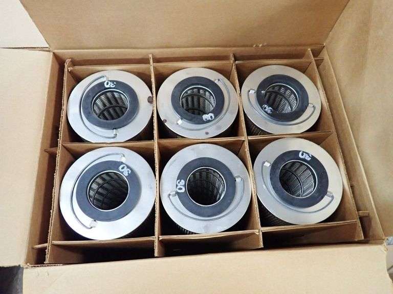 Lot of (7) Boxes Parker Flo Pac Filters - Yellow Tag Auctions