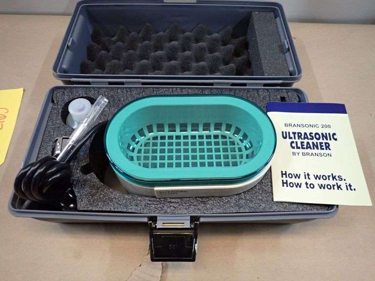 Branson 200 Ultrasonic Cleaner - Yellow Tag Auctions