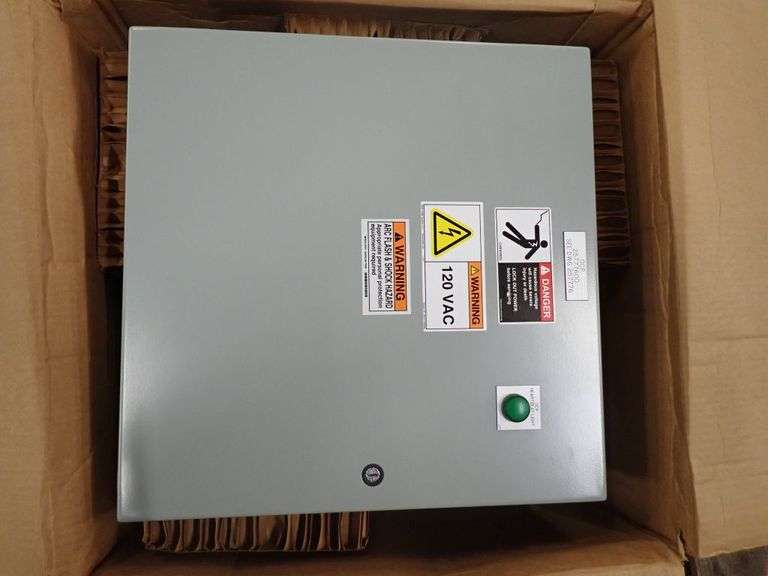 Hoffman Industrial Control Panel Enclosure with Components - Yellow Tag ...