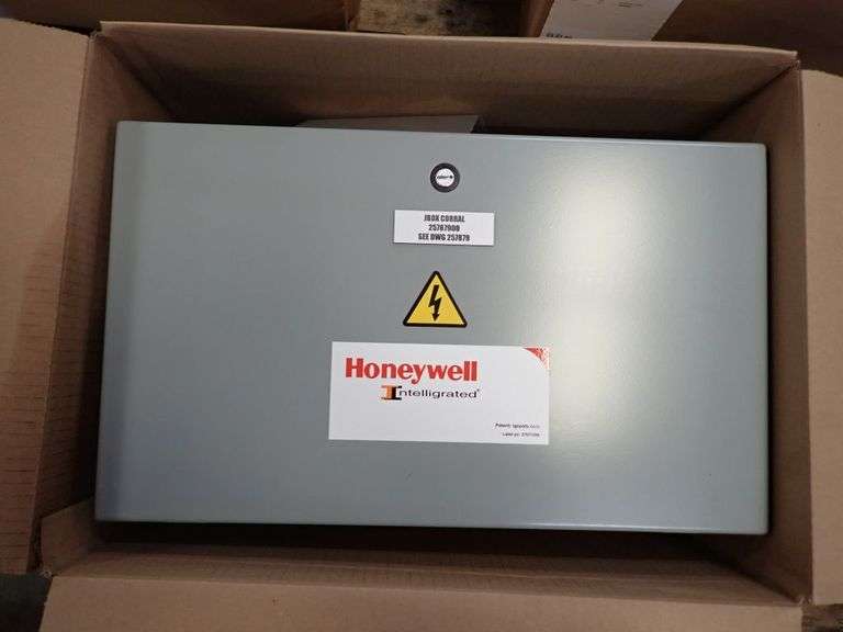 Lot of (3) Honeywell Control Panel Enclosures with Components - Yellow ...