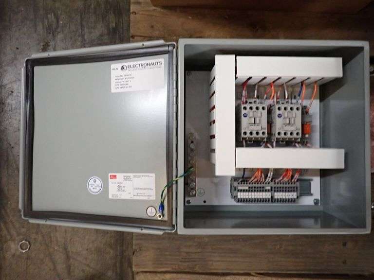 Lot of (4) Nvent Electrical Cutout Boxes with Components - Yellow Tag ...