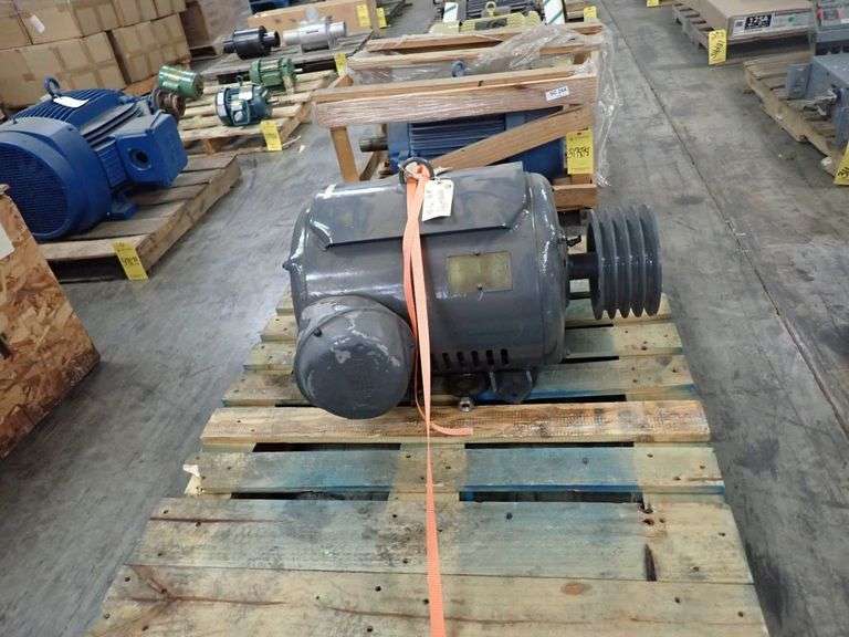 Lincoln 50 HP AC Motor with WEG 40 HP Electric Motor - Yellow Tag Auctions