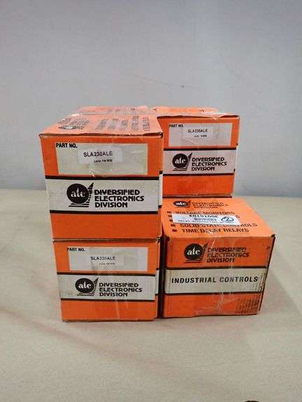 Lot of (7) AC Relays - Yellow Tag Auctions