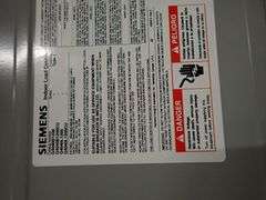 Lot of (2) Siemens 200A Indoor Load Centers with Circuit Breakers ...