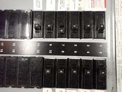 Cutler Hammer 100A Panelboard with Circuit Breakers with Cut Out Box ...