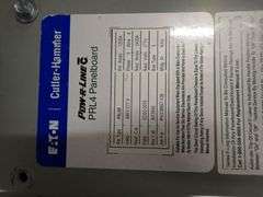 Eaton Pow-R-Line PRL4 Panelboard - Yellow Tag Auctions