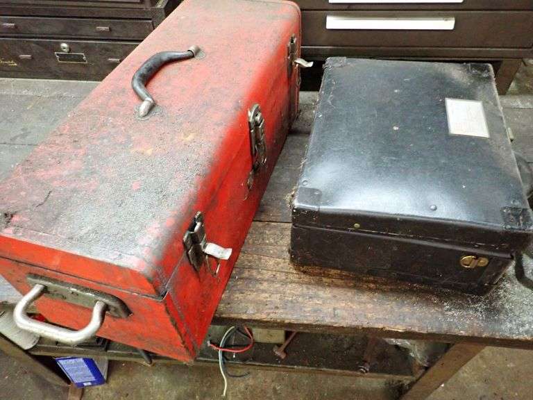 Lot of (2) Miscellaneous Tool Boxes with Content - Yellow Tag Auctions
