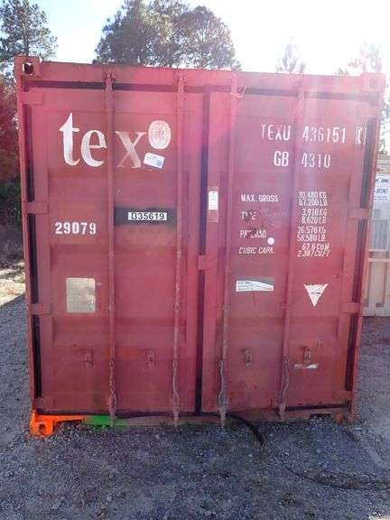 Textainer Group 40' Container - Yellow Tag Auctions