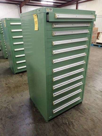 Stanley Vidmar 12-Drawer Cabinet - Yellow Tag Auctions