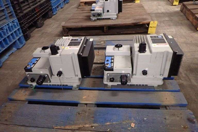 Lot of (2) Allen-Bradley Armorstart Control Module and Base - Yellow ...