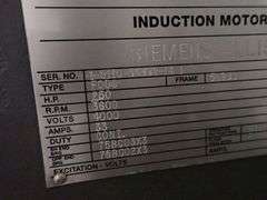 Siemens Allis Induction 250 HP Motor - Yellow Tag Auctions