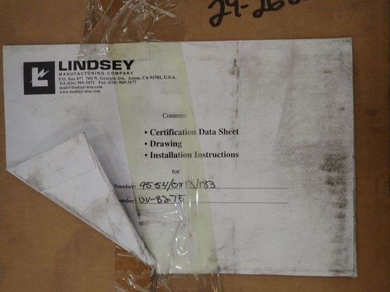 Lot of (6) Lindsey Voltage Monitoring Plug Underground Sensors - Yellow ...